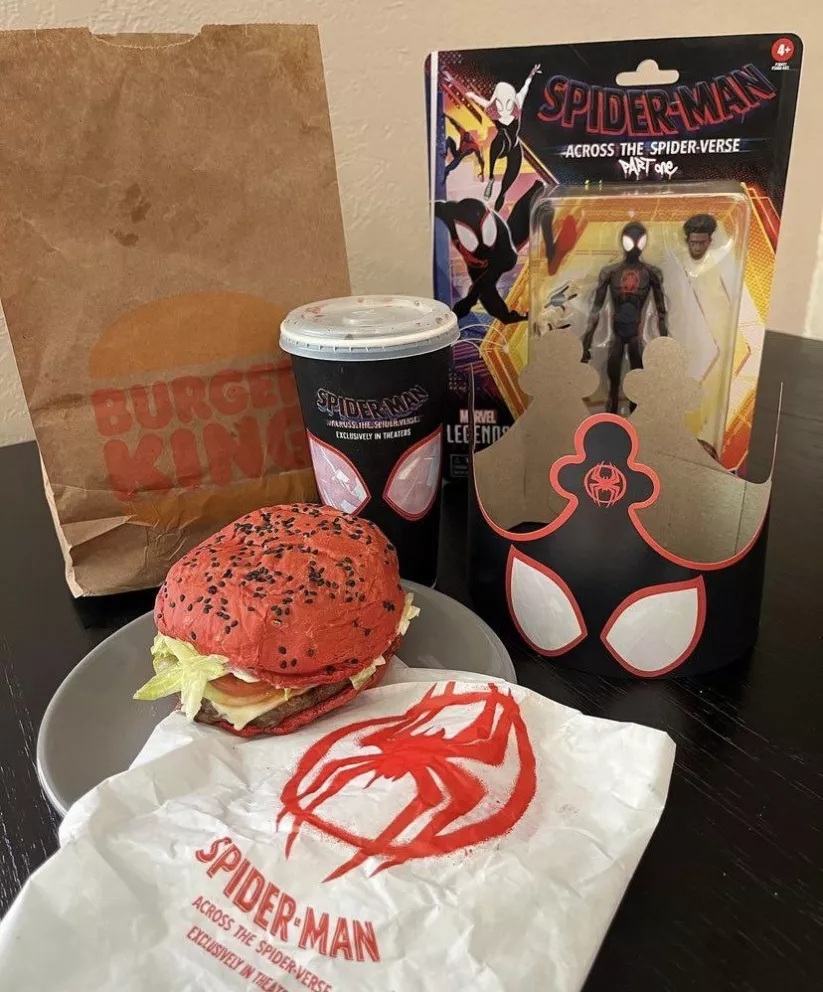 Conoce la hamburguesa de Spider-Man Across the Spider-Verse de Burger ...